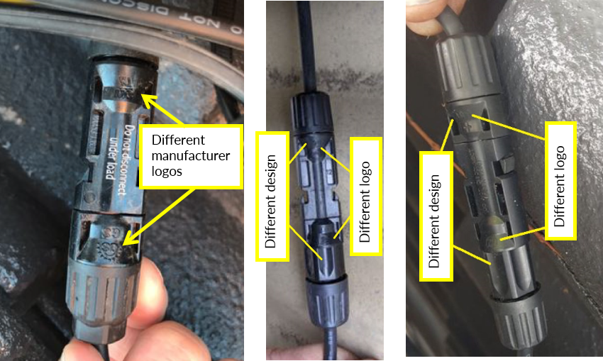 Electrical safety - Identifying mismatched d.c. connectors in solar PV ...